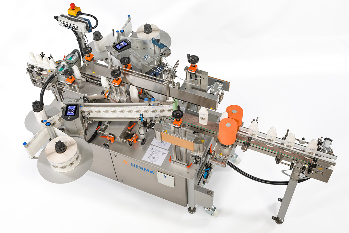 Two-side labeler HERMA 362C: flexible, quick & easy to retool